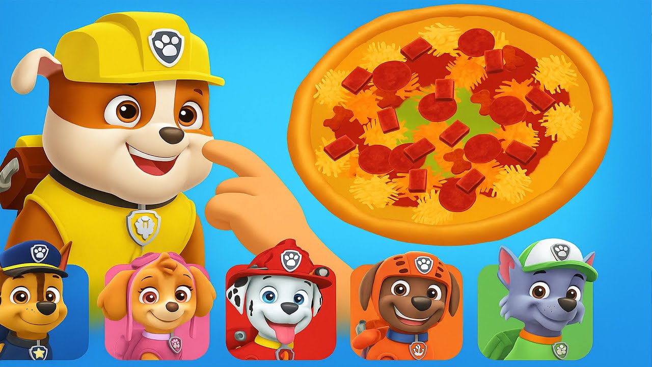 PAW Patrol Rescue World: Rubble Make Pizza | Paw Patrol Games - YouTube