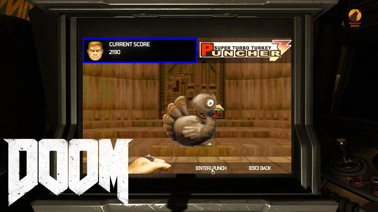 DOOM 2016 - ( Secret Place Unlocked ) Super Turbo Turkey Puncher 3 - Gameplay PC - Devil PJ ...