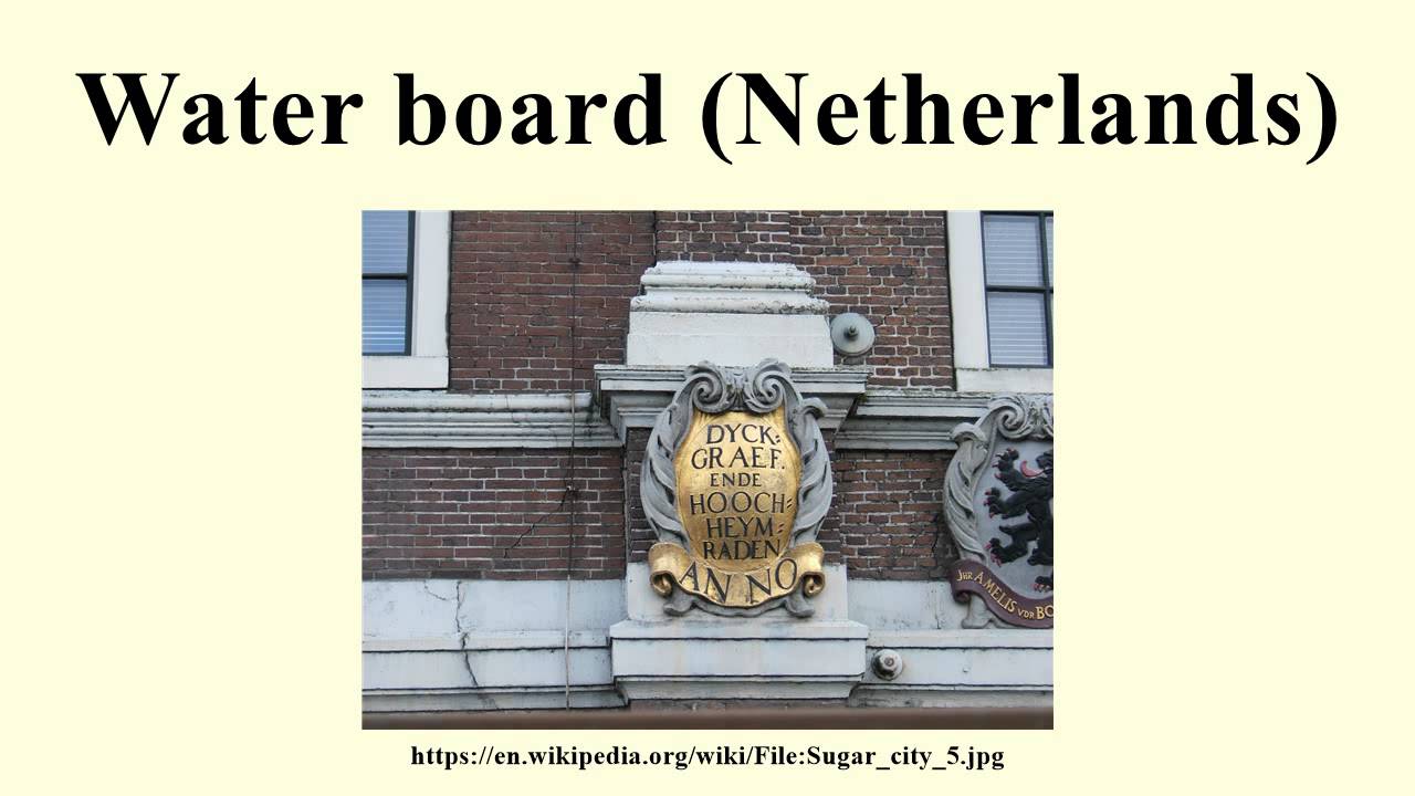 Water board (Netherlands) - YouTube