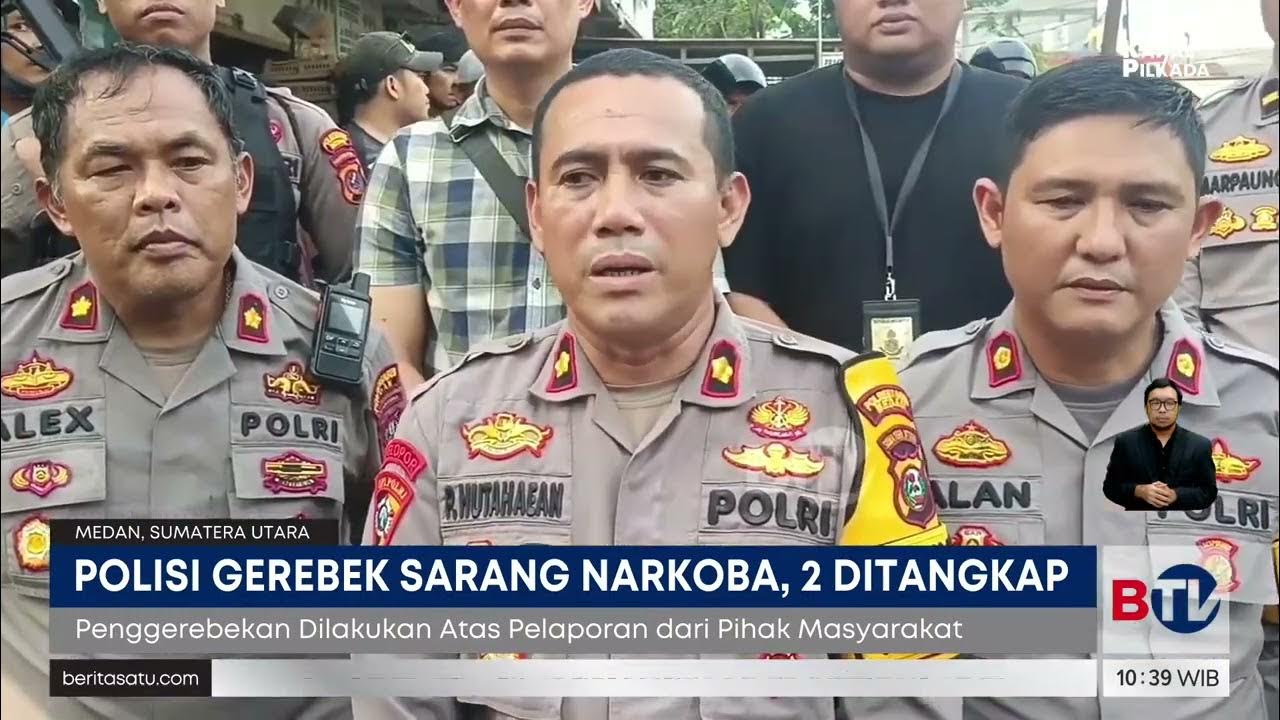 Polisi Gerebek Sarang Narkoba di Kota Medan, Pelaku Kocar-Kacir | Beritasatu - YouTube
