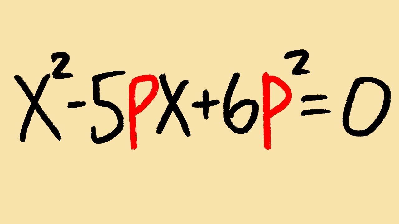 Do Not Solve For X Solve For P YouTube