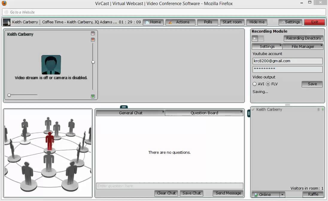 Video Conference Software - Record Feature, Powered By: Vircast - YouTube