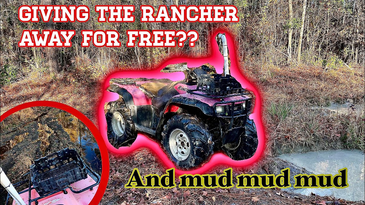 FINALLY Got The Honda Rancher 350 In MUD After New Engine - YouTube