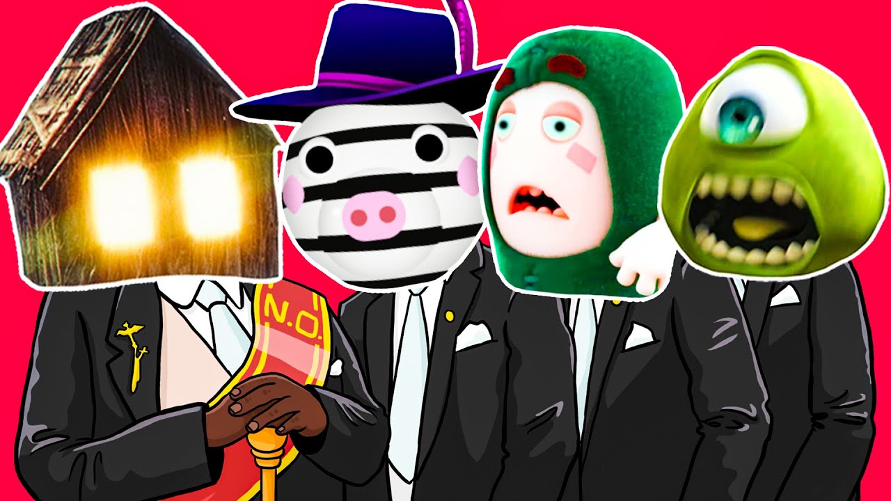 House Head & Roblox Piggy & Oddbods & Monsters University - Meme Coffin ...