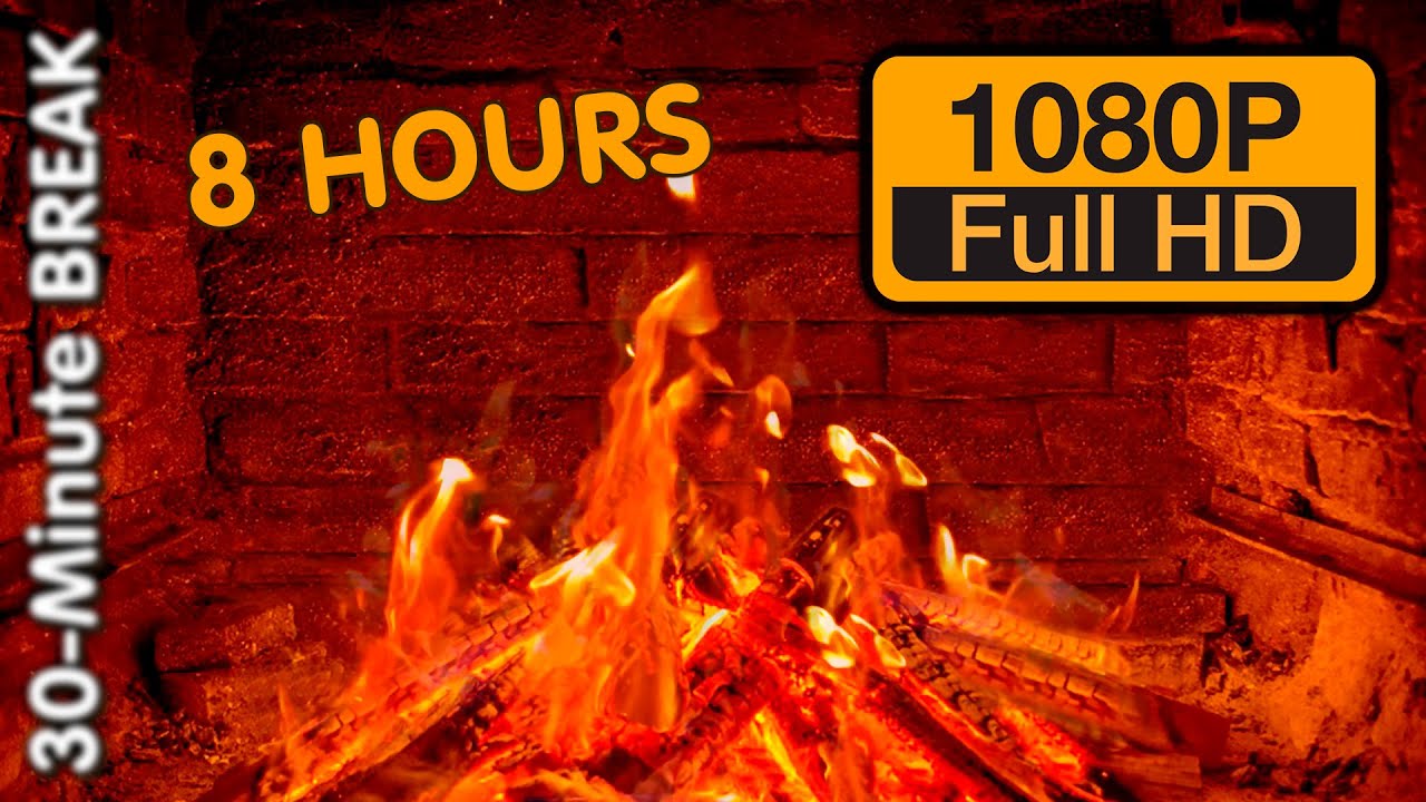 BEST🔥FIREPLACE🔥 8 Hours. Fireplace video (FullHD 1080p in 30fps) - YouTube