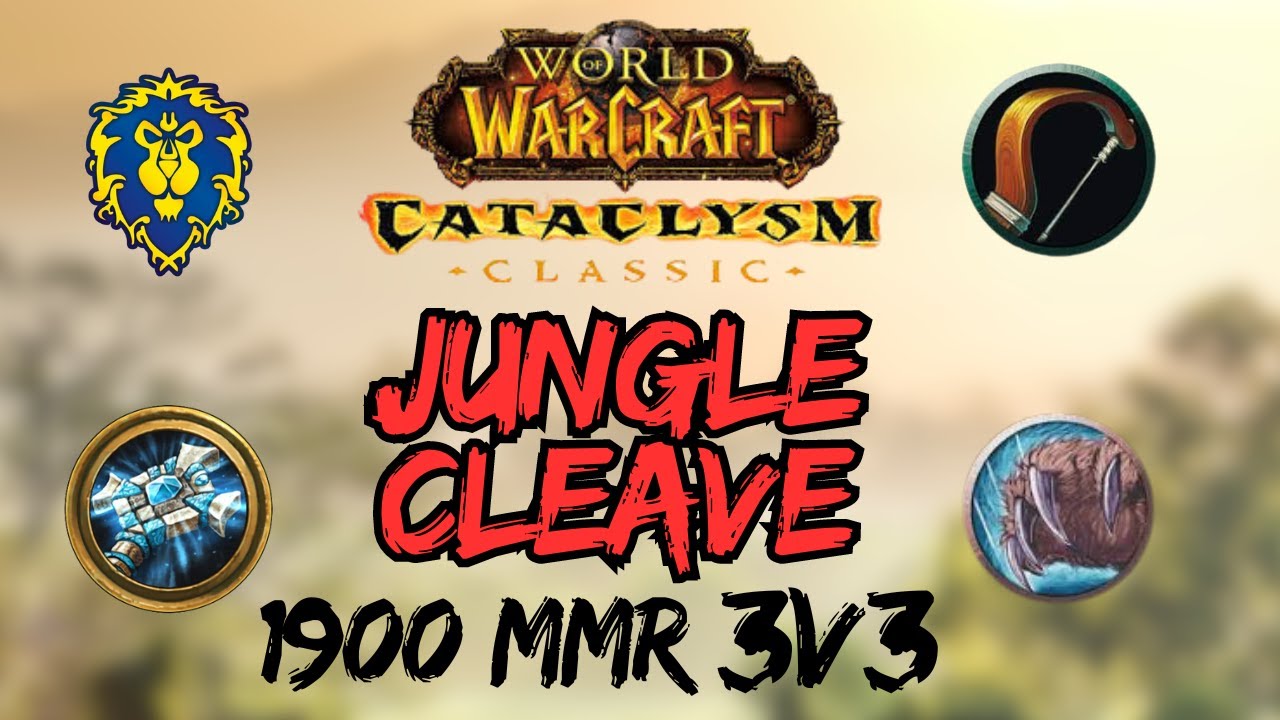 Cata Arena Jungle Cleave is very strong (3v3 Hunter/Feral/Disc) - YouTube