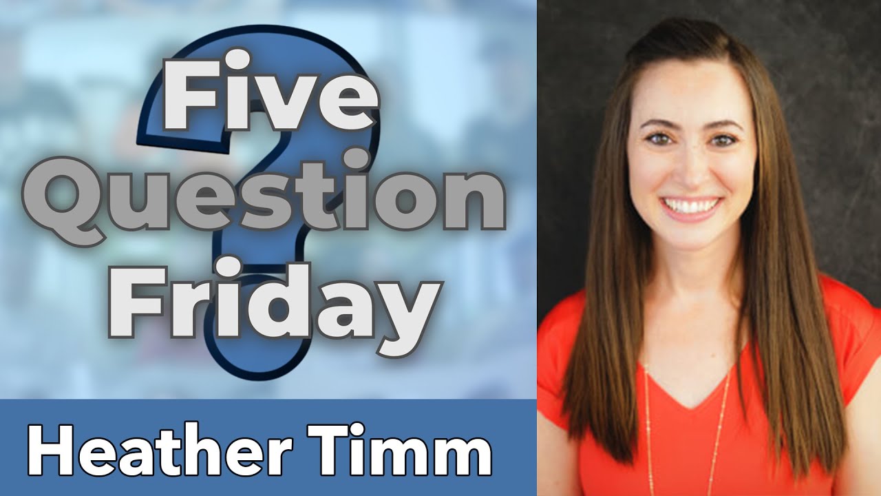 Five Questions with Recruiter Heather Timm | Five Question Friday ...
