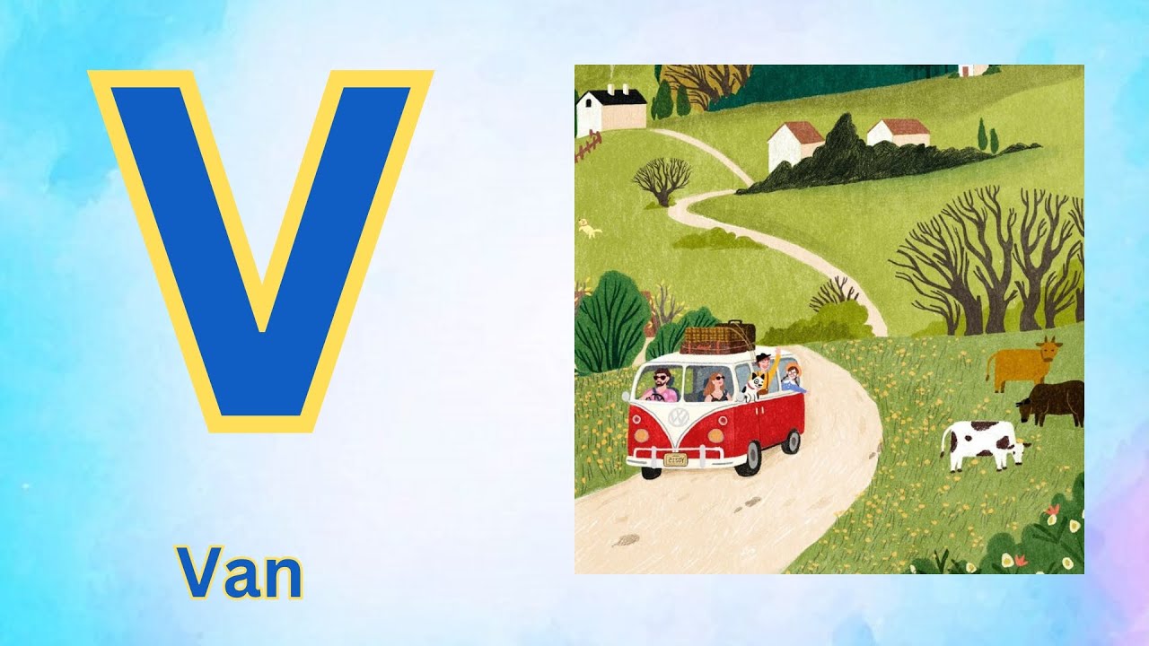 Letter V with Preschoolers | English Alphabet Series - YouTube
