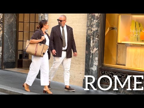 🌸ITALIAN STREET STYLE: WALK Through ROME🇮🇹