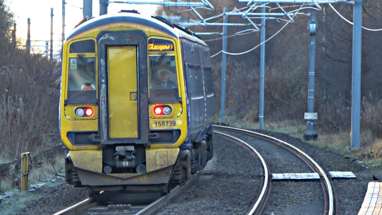 Trains At Lenzie Station (16/01/23) - YouTube