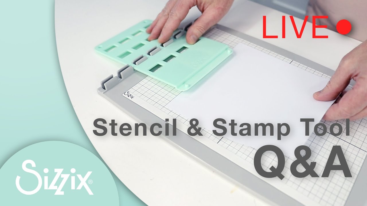 Sizzix Stencil Stamp Tool LIVE Q A With Designer Pete YouTube sizzix-stencil-stamp-tool-live-q-a-with-designer-pete-youtube