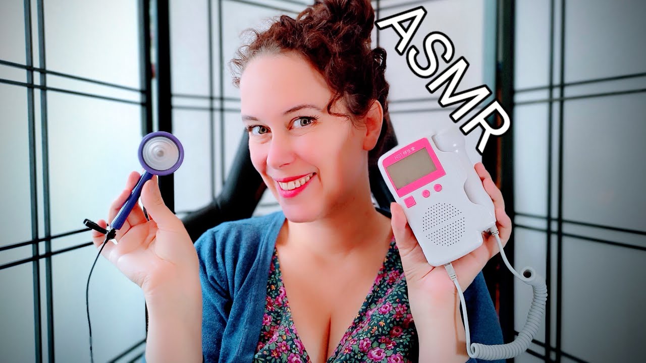 ASMR - Jumpy Heartbeat 💗 Through Stethoscope And Doppler - YouTube