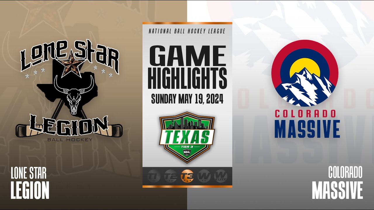 NBHL Texas Tier 3: Lone Star Legion vs. Colorado Massive Highlights (05 ...