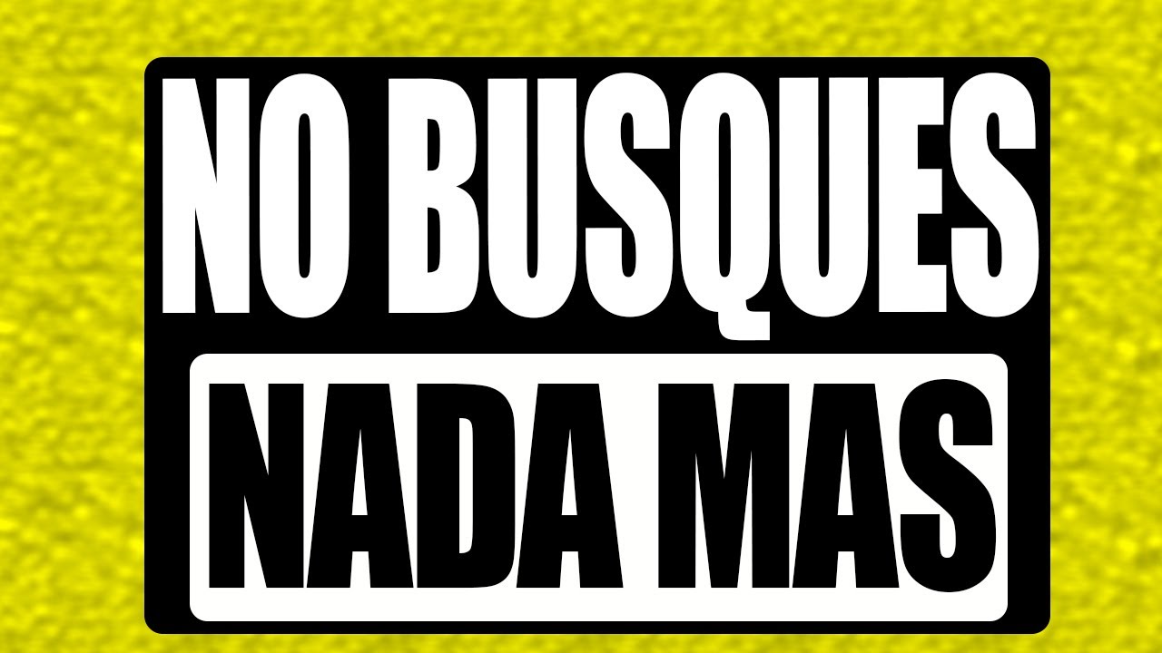 No Busque Más Nada🔴 Advaita Vedanta Divulgación - YouTube