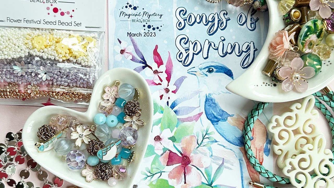 Songs of Spring Magical Mystery Bead Box Create-A-Thon - YouTube