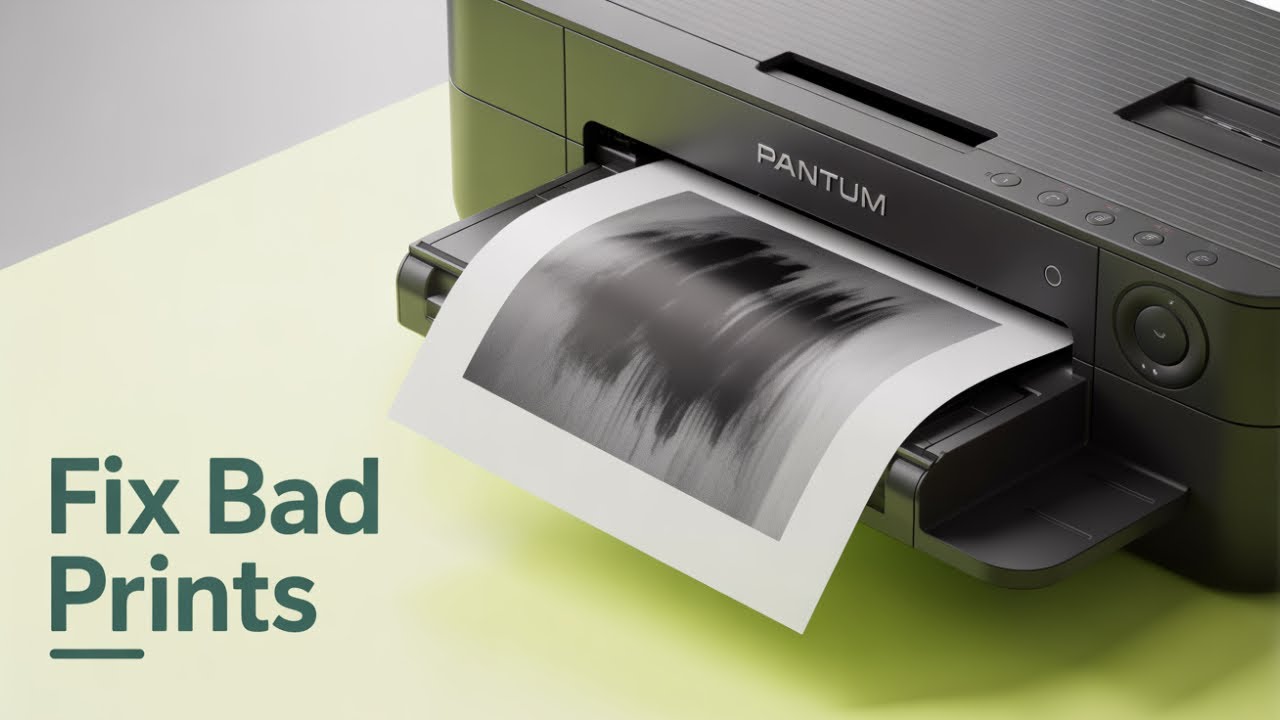 Why Your Pantum Printer is Producing BAD PRINTS and How to FIX - YouTube