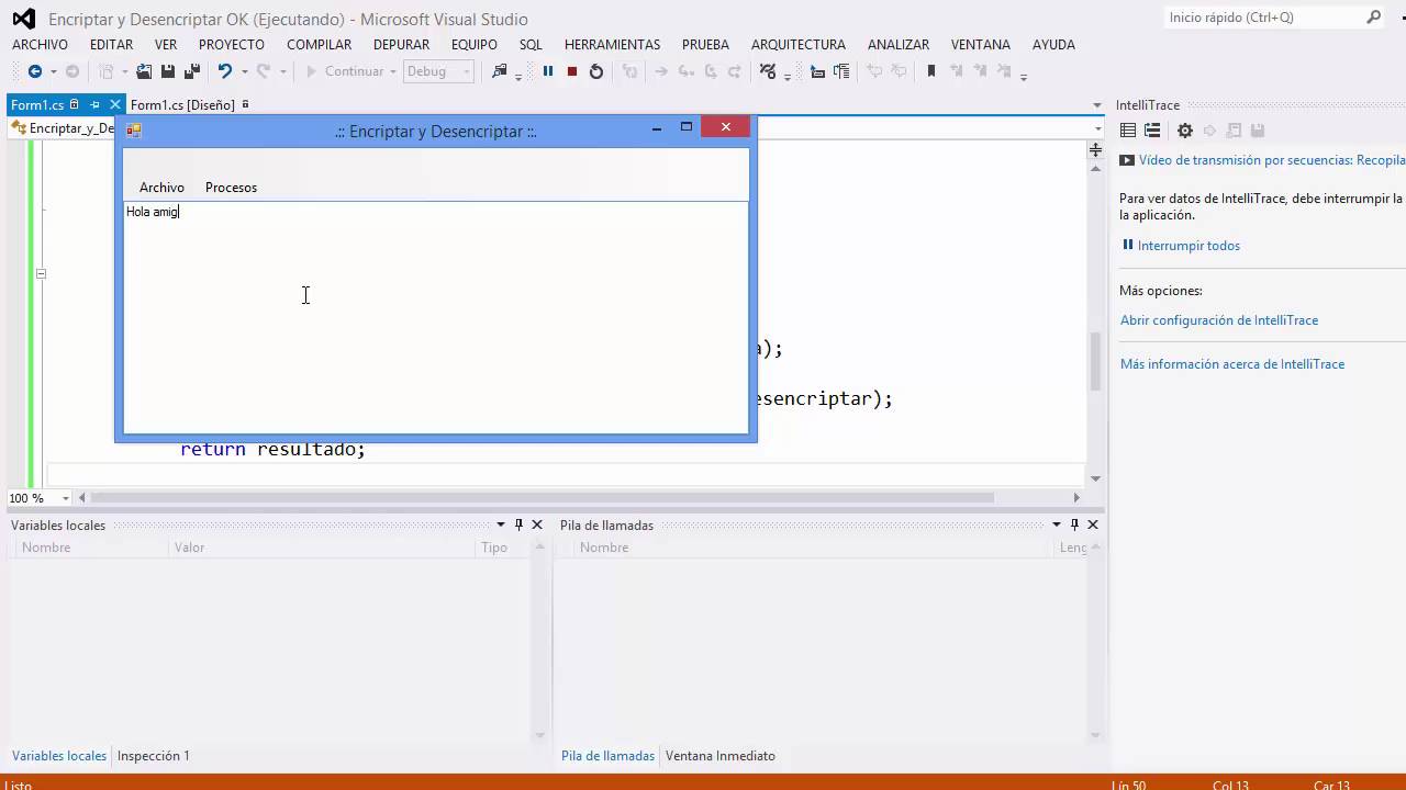 Encriptar Y Desencriptar Csharp Youtube 1664