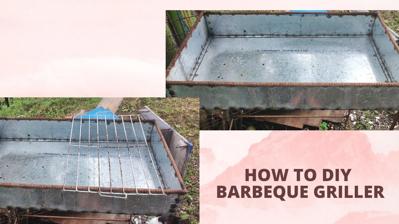 How to DIY barbeque griller / pan. Paano gumawa ng barbeque griller ...