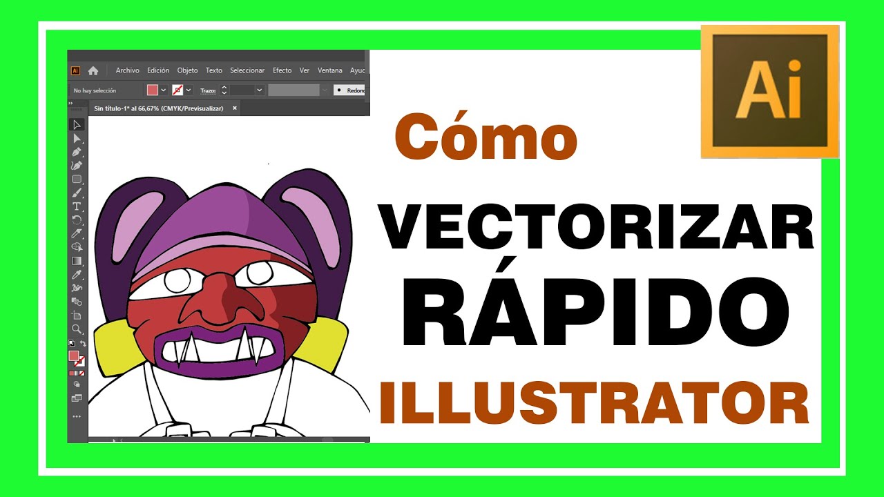 Cómo VECTORIZAR RÁPIDO en ILLUSTRATOR. Truco para crear vector más ...