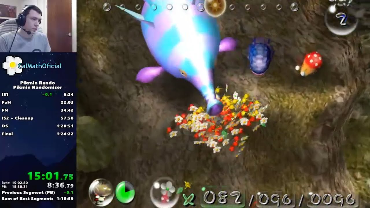 Pikmin Randomizer Speedrun in 1:20:44 - YouTube