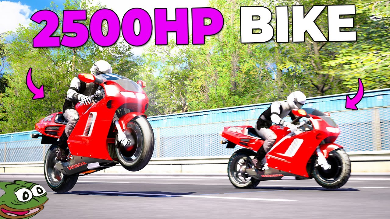 We Tried No Hesi's 2500HP Bike... - YouTube