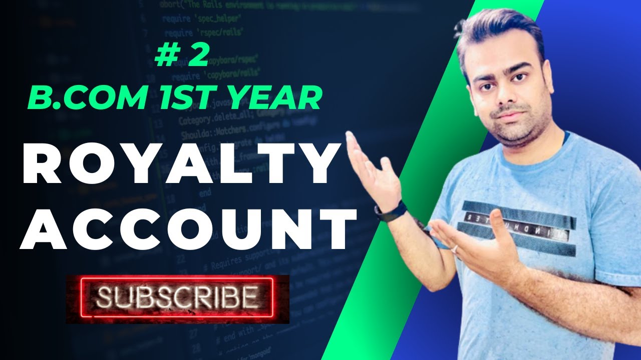 # 2 B.com 1st year||ROYALTY|| Journal Entry || EXAMPLE ROYALTY BASED ...