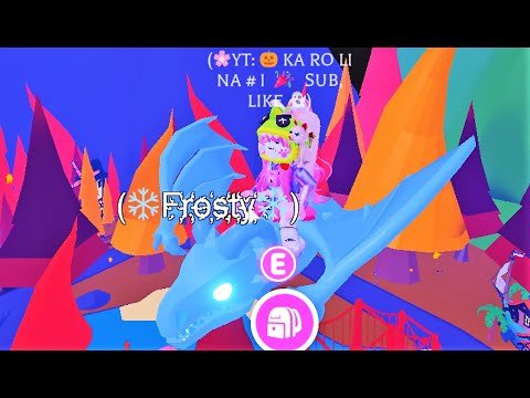 FLYING FROST for the 1st Time !!! WIN DINO PET | Play Roblox Adopt Me!