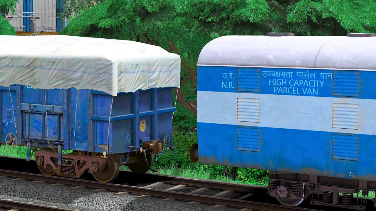 ICF BLUE PARCEL VAN COUPLING BOXN WAGAN | BUMPY RAILROAD | RAILWORK ...