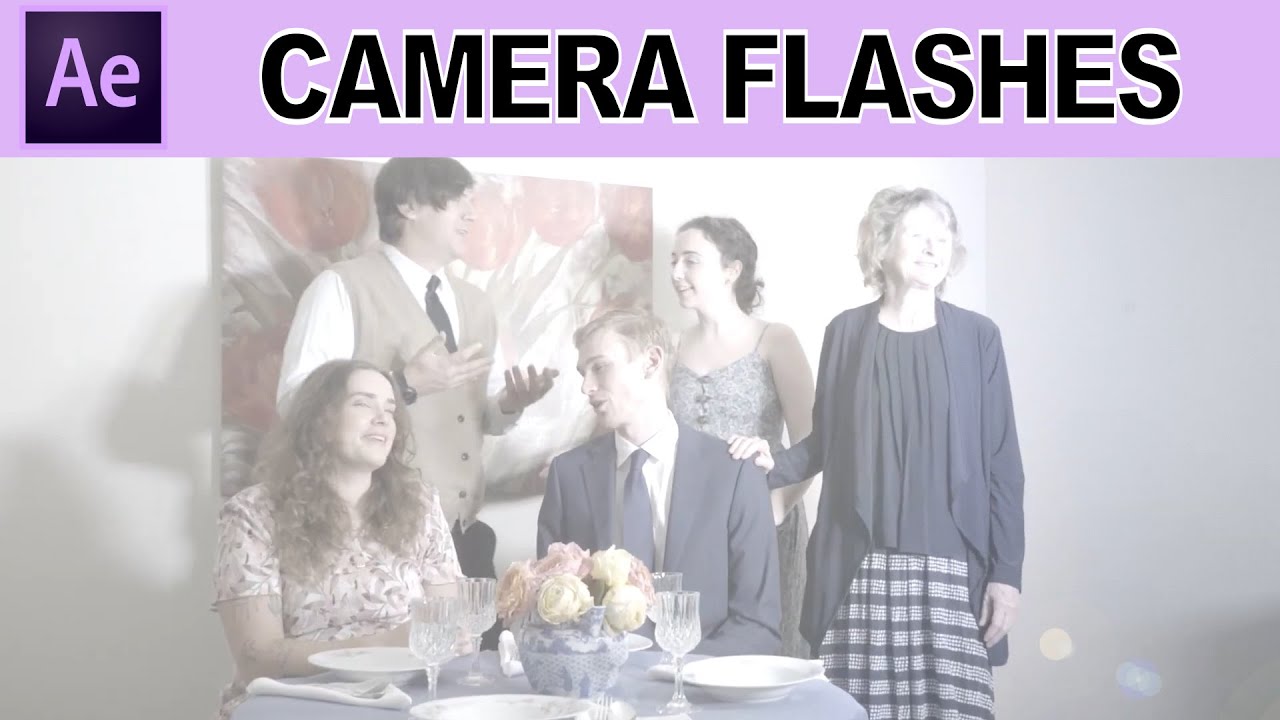 Camera Flash Effect - Adobe After Effects Tutorial - YouTube
