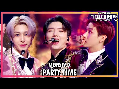 [HOT] MONSTA X - Party Time , 2019 MBC 가요대제전 : The Chemistry 20191231