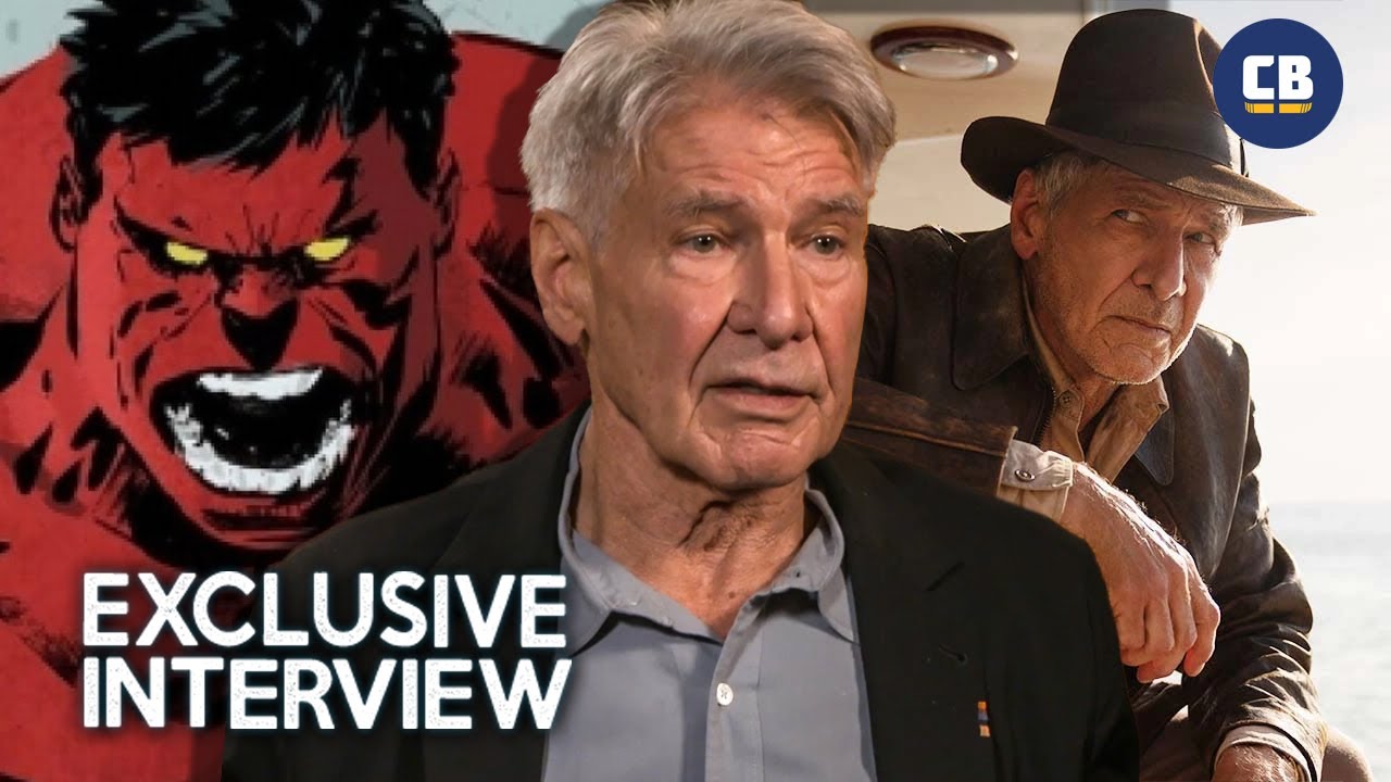 Talking Red Hulk & Dial Of Destiny With Harrison Ford and Phoebe Waller ...
