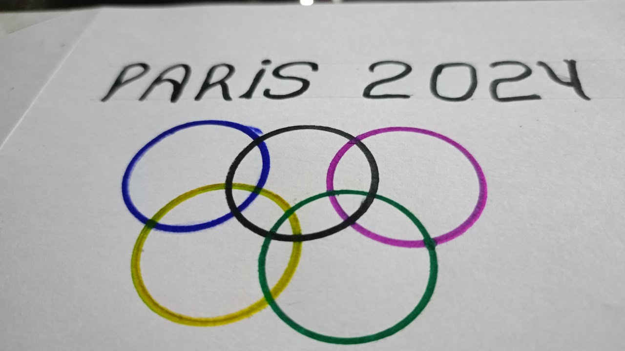 Paris Olympics logo drawing 2024 | How to drow logo | unique drawing ...