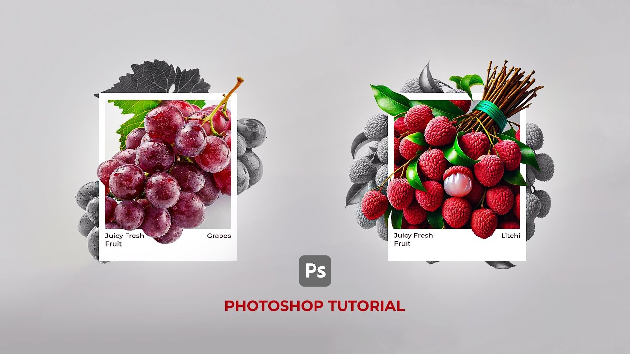 Create Stunning Fruit Graphics in Photoshop! Photoshop Tutorial For ...