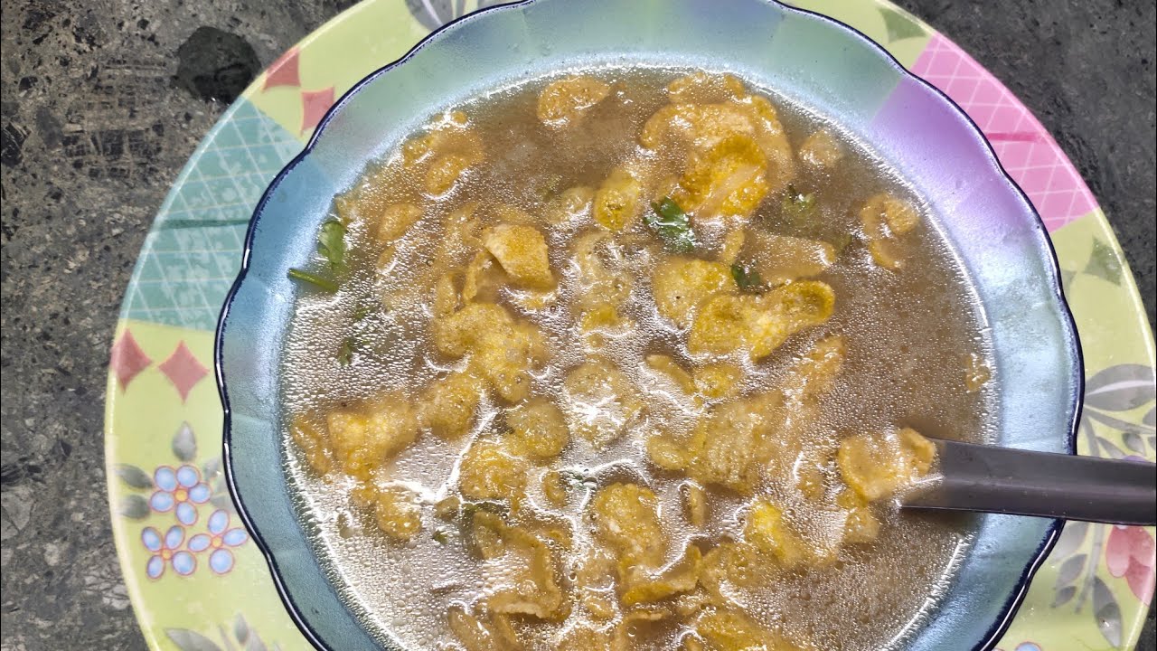 how to make valathandu soup || வாழைத்தண்டு சூப் - YouTube