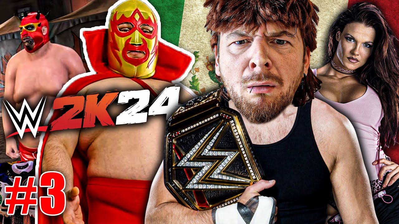 RED FLAME vs KURT KRÖLLECK 😱 Ab nach MEXICO 🔥 WWE 2K24 MY RISE ...