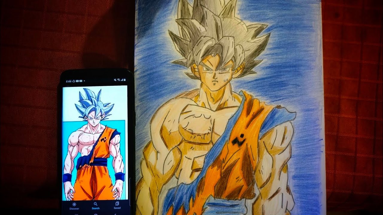 Perfected Ultra Instinct Goku Moro Art Timelapse | Art by Kenji - YouTube