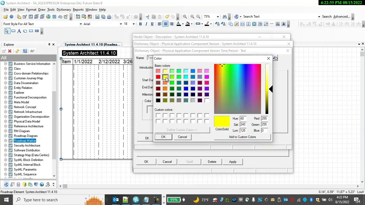 Building Roadmaps of Enterprise Architecture Artifacts w System ...
