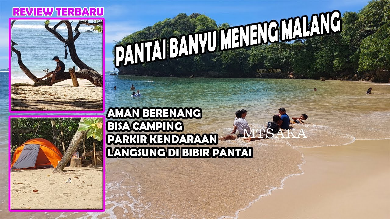 Pantai BANYU MENENG MALANG, Pantai selok Malang - YouTube