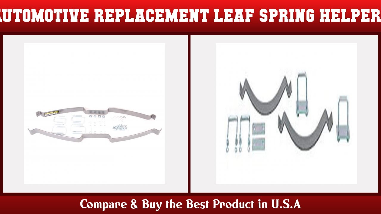 Top 10 Automotive Replacement Leaf Spring Helpers to buy in USA 2021 ...