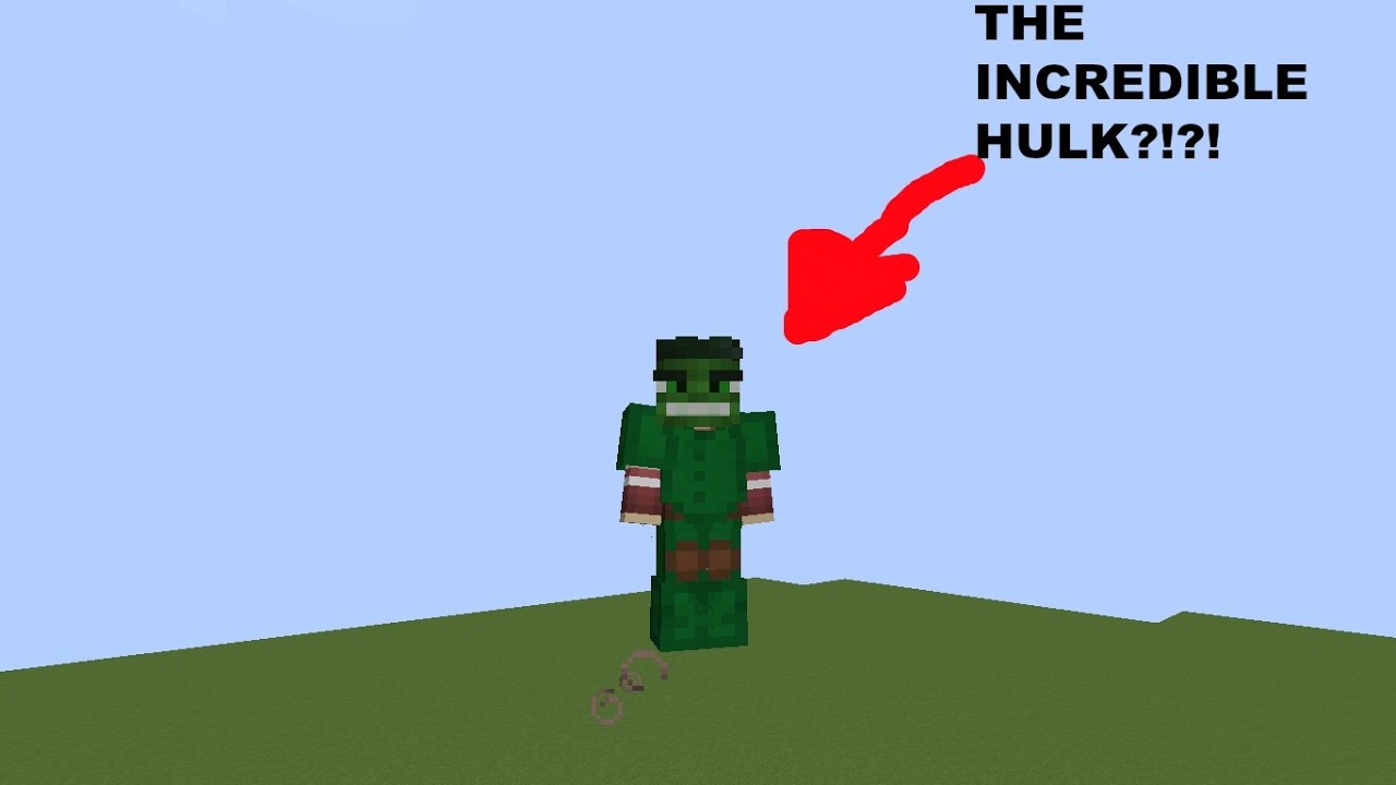 HOW TO BECOME THE INCREDIBLE HULK IN MINECRAFT?! (NO MODS) - YouTube