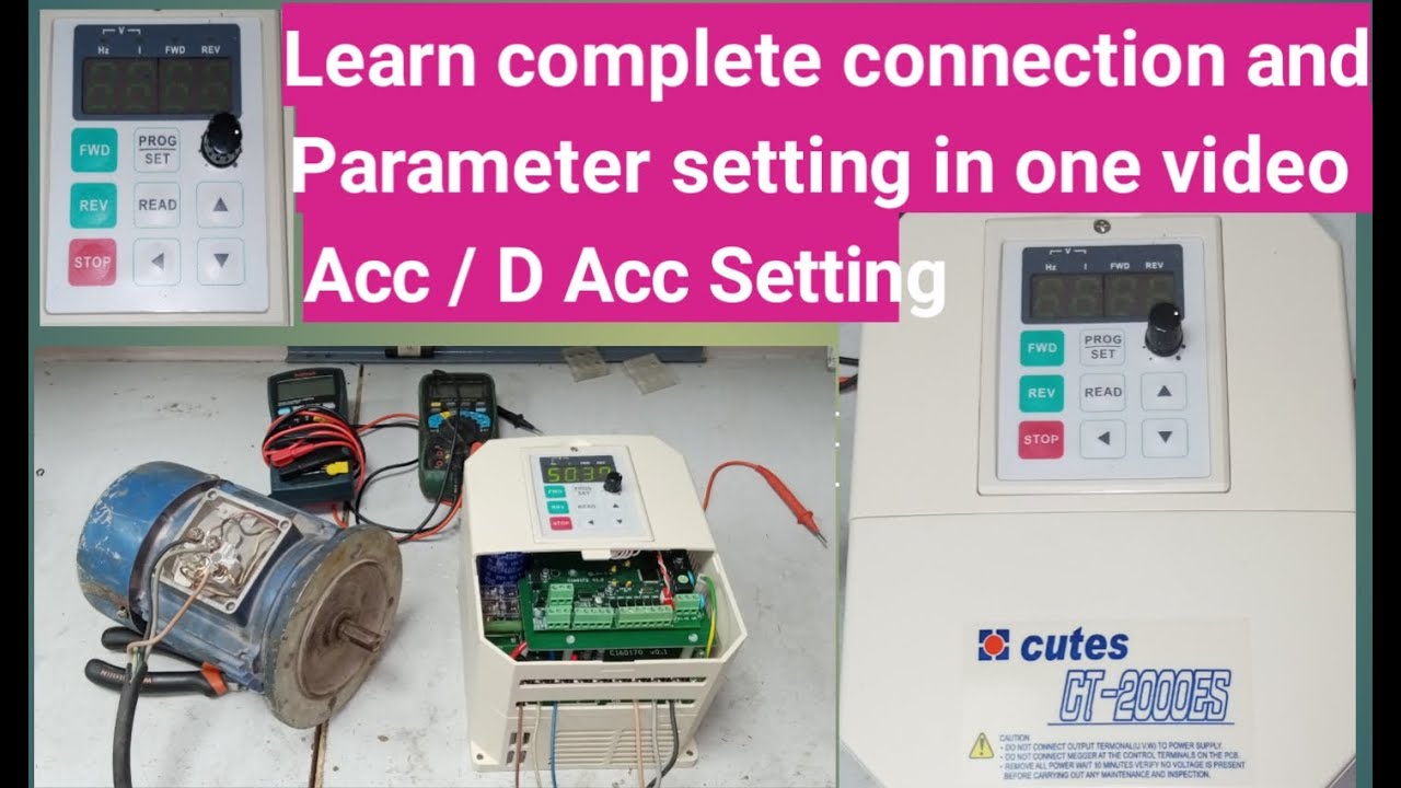 Cutes Inverter / Vfd Variable frequency drive model CT-2000ES complete ...