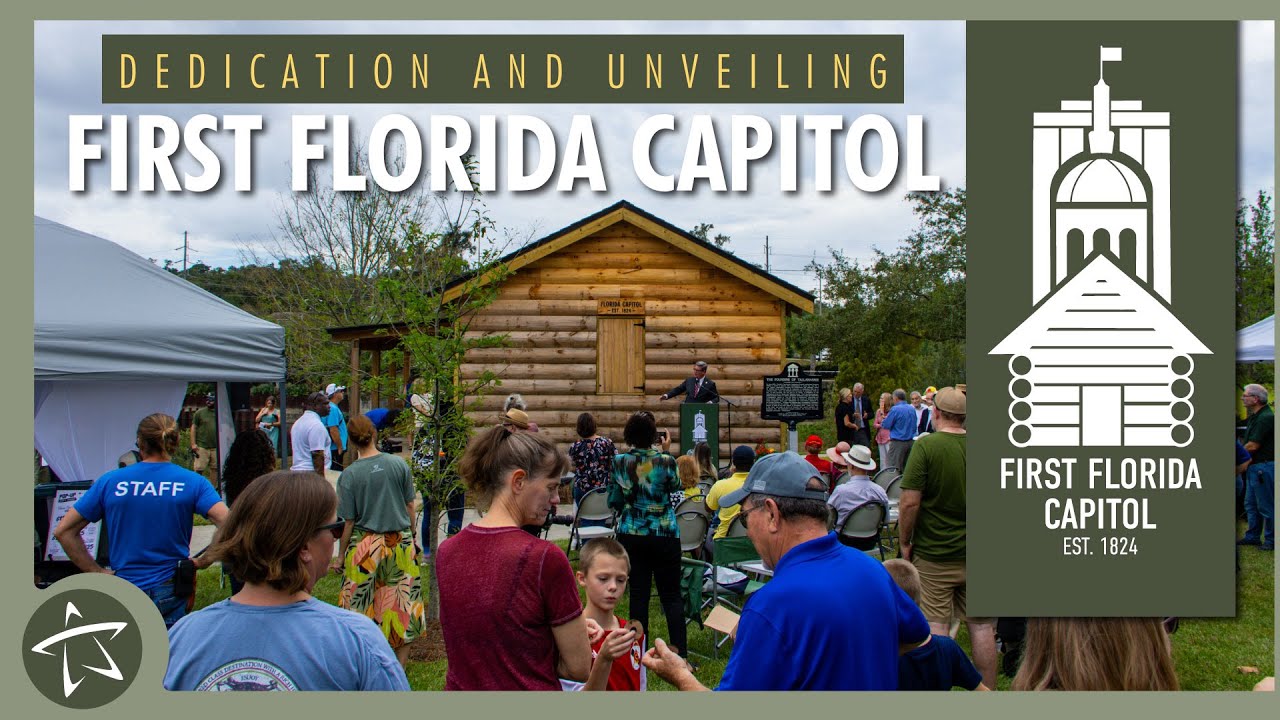 First Florida Capitol Dedication and Historic Marker Unveiling - YouTube