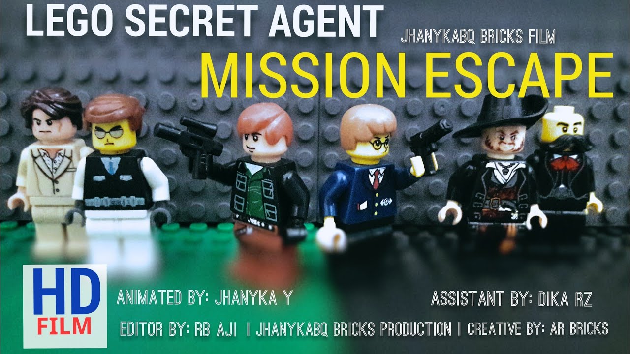 LEGO SECRET AGENT | ESCAPE MISSION | STOPMOTION - YouTube