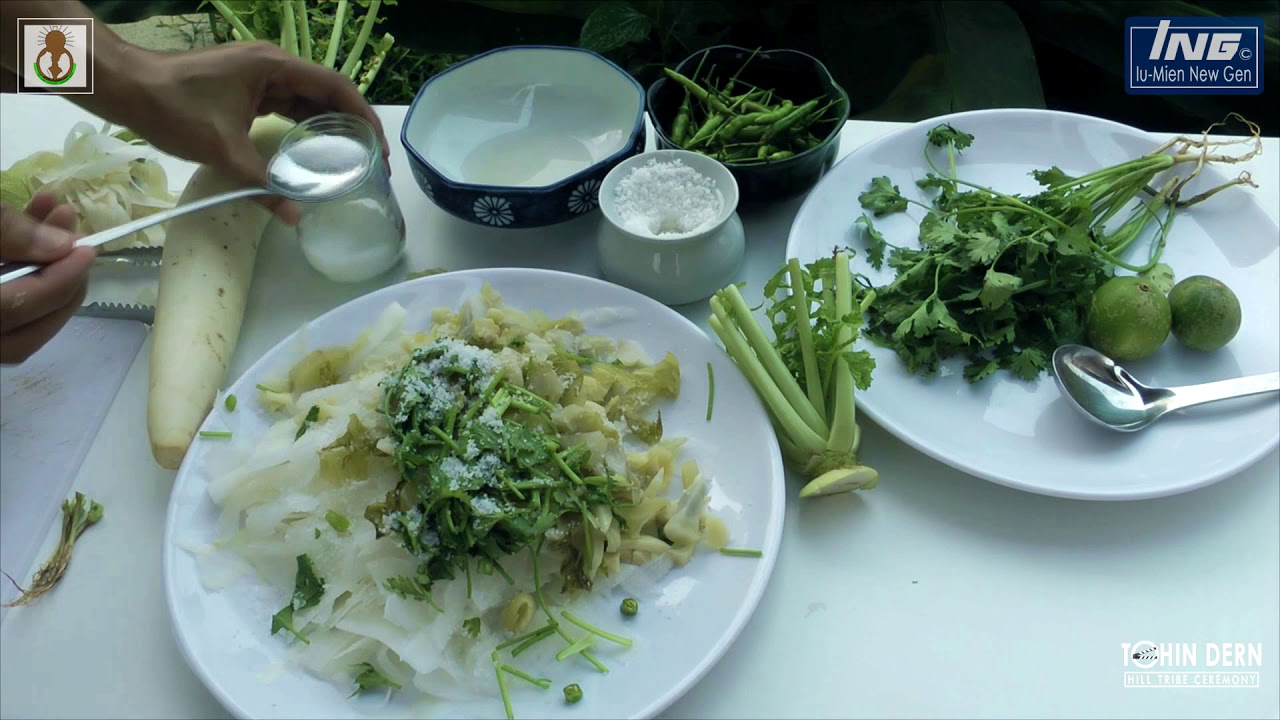 Iu Mien Salad - YouTube
