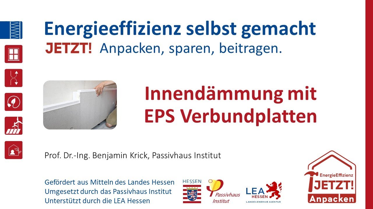 DIY-Innendämmung mit EPS-Verbundplatten - YouTube