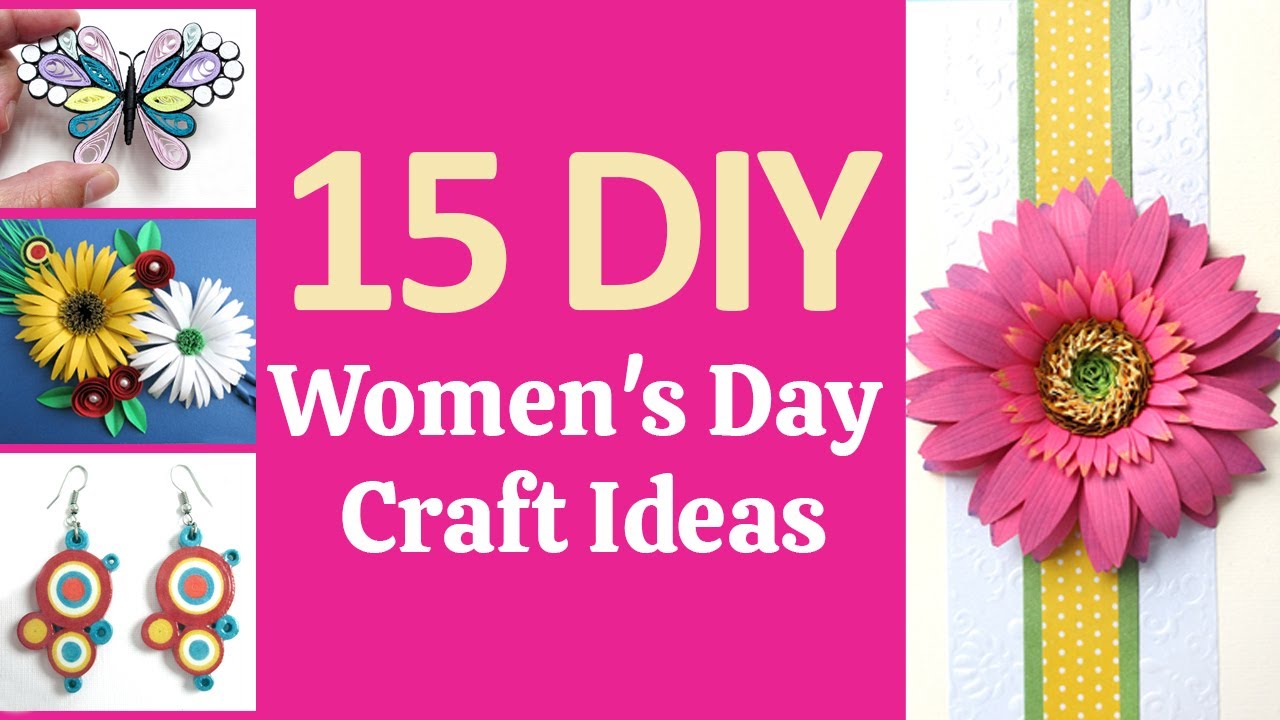15 Women's Day Paper Craft Ideas | International Women's Day | Mother's ...