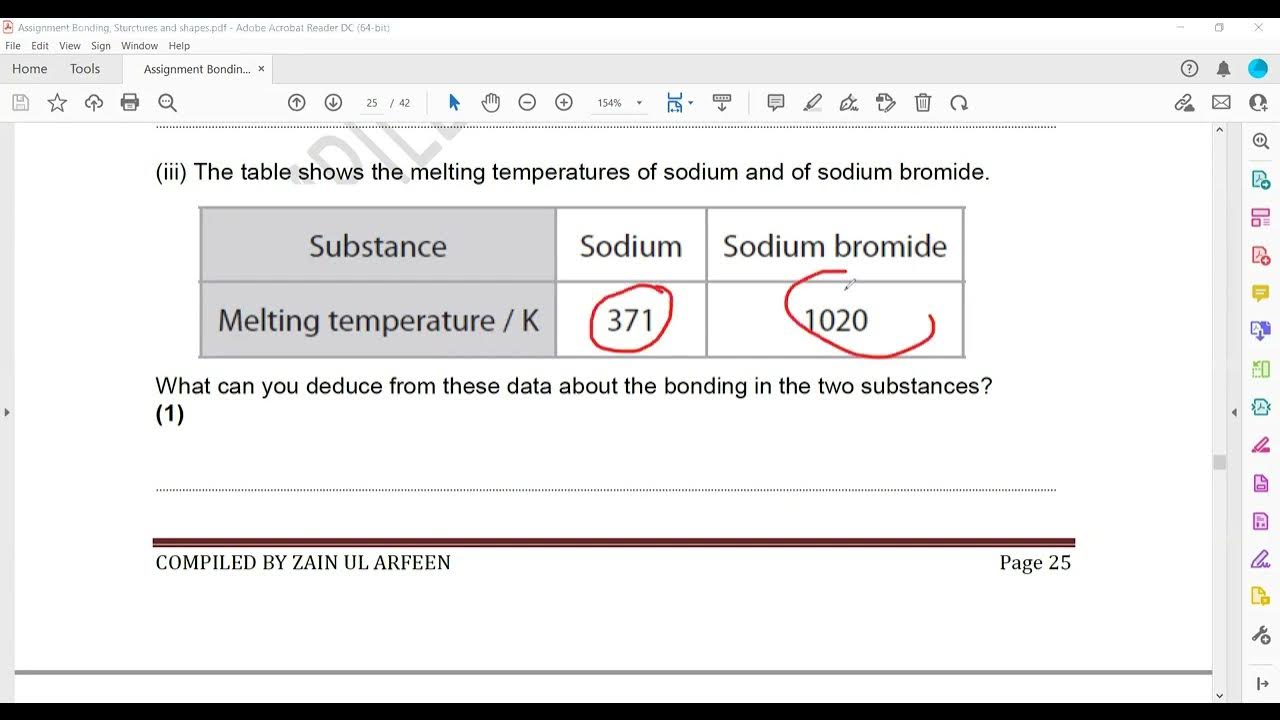 Bonding, structure and shapes Question 58 to 68 IAL As Chemistry Unit 1 Lecture 20 part d - YouTube