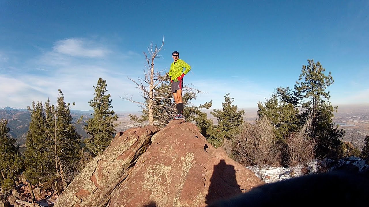 Running Green Mountain in Boulder: downhill trail running practice ...
