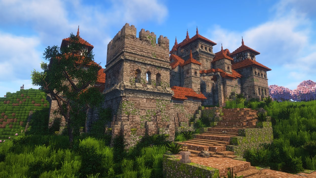 I Build a REALISTIC CASTLE IN MINECRAFT!! (Minecraft Conquest Reforged ...