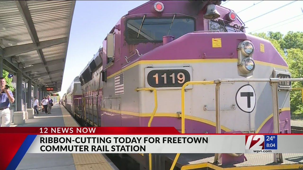 Mass. leaders to hold ribbon cutting at new Freetown MBTA station - YouTube